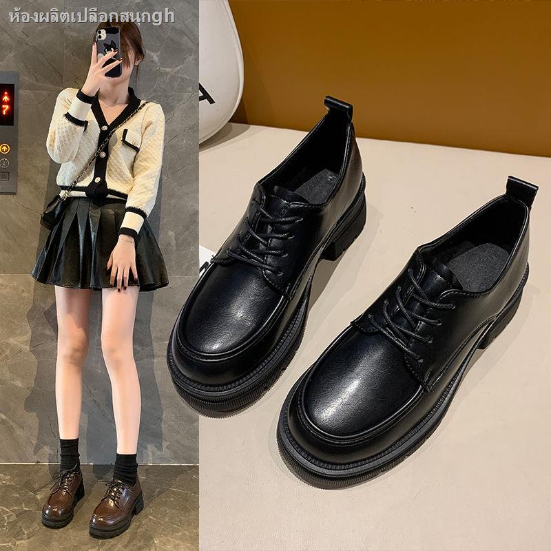 สไตล์อังกฤษรองเท้าหนังขนาดเล็กผู้หญิงฤดูใบไม้ผลิและฤดูใบไม้ร่วง 2021 ...