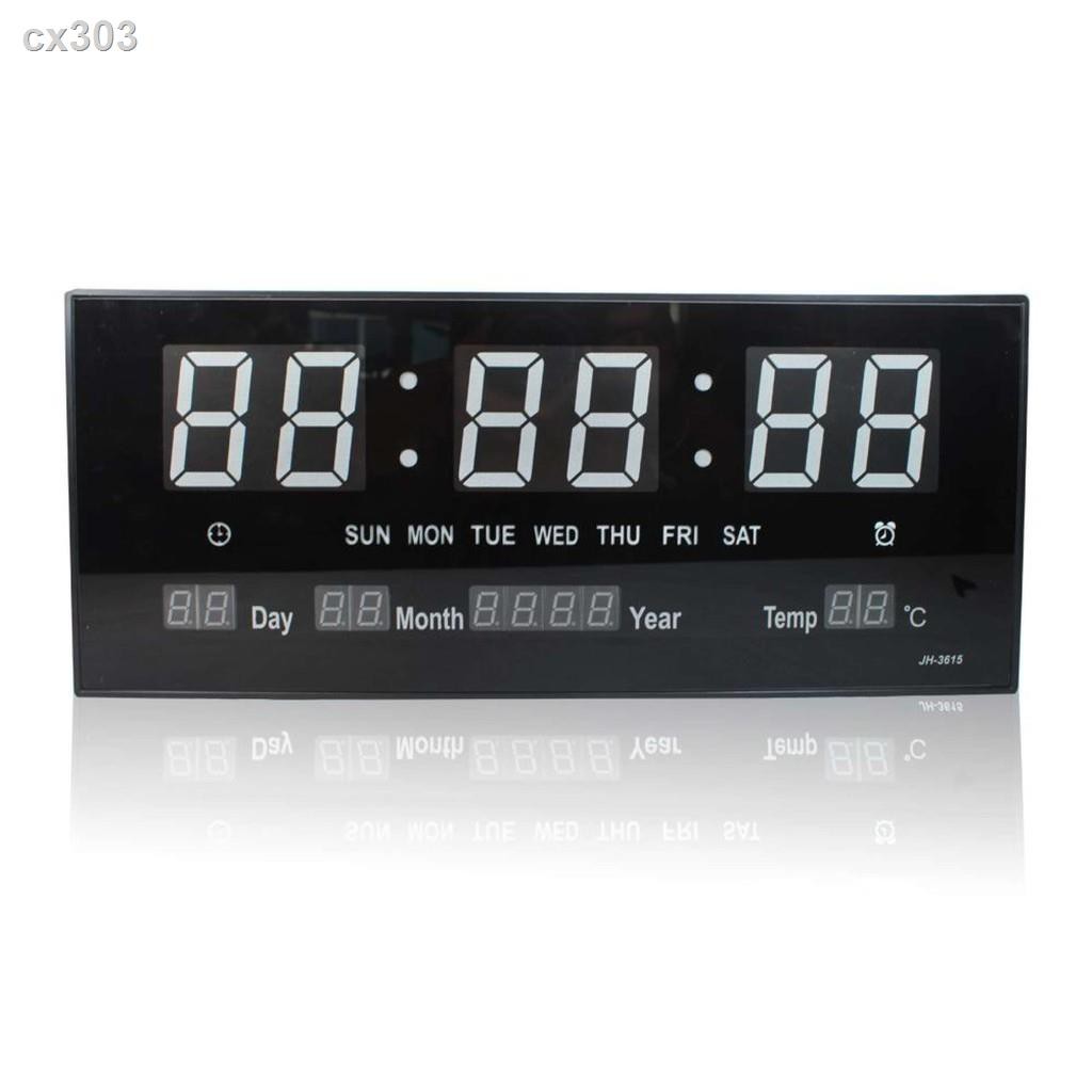 ₪⊙℡Telecorsa นาฬิกาดิจิตอล LED DIGITAL CLOCK แขวนผนัง รุ่น JH3615ไฟสีแดง - njnmk8zr1n - ThaiPick