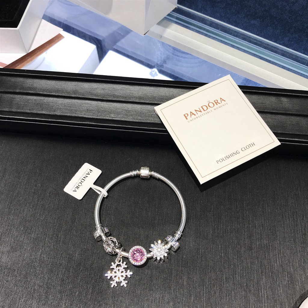 Pandora pink women's Fashion Bracelet birthday present birthday present ...