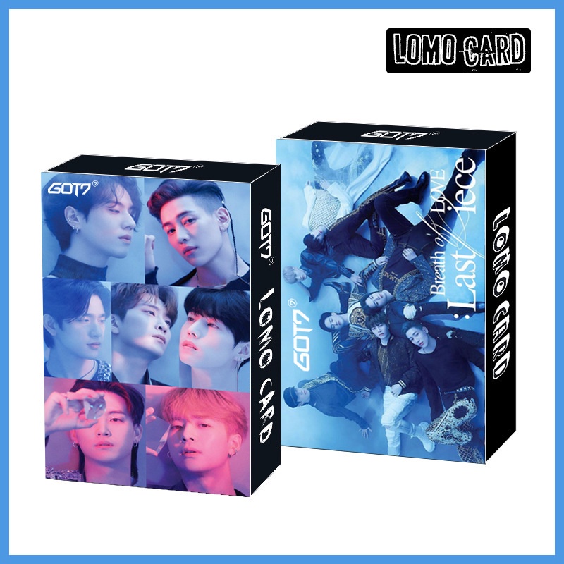การ์ดโลโม่ โฟโต้การ์ด GOT7 30 ชิ้นกล่อง 8.55.5 ซม.โลโม่การ์ด lomocard kpop MARK มาร์ก JACKSON ...