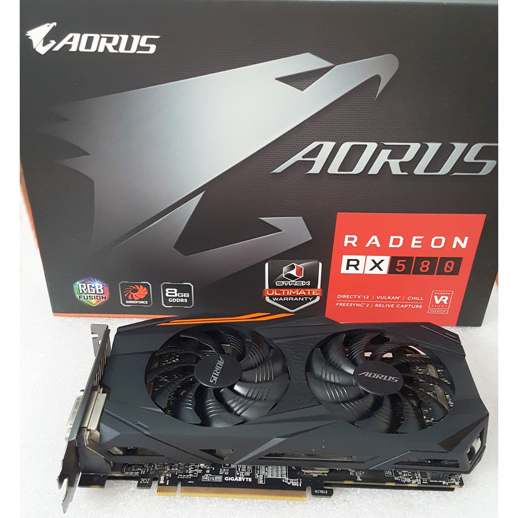 VGA Aorus AMD RX580 8GB | Shopee Thailand
