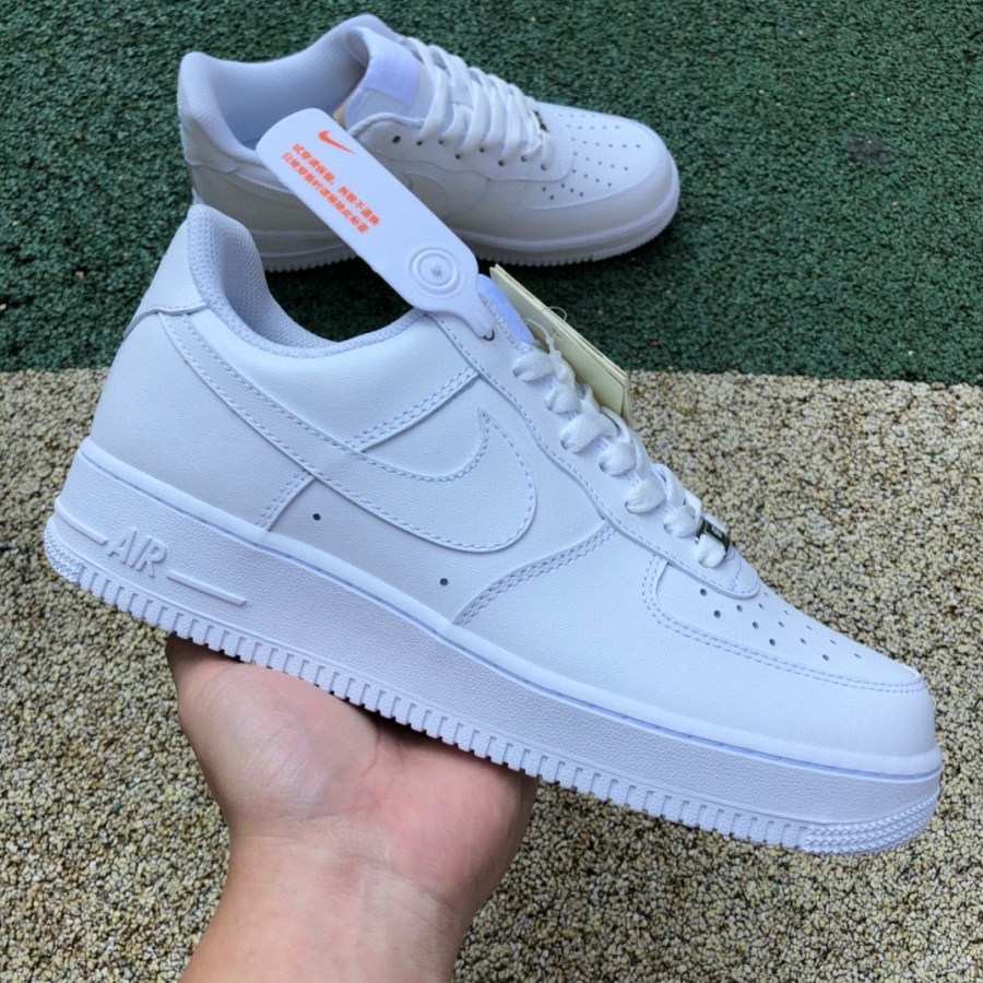 Ńíkê AF1 รองเท้าลำลอง Pure White Low Top Air Force 1 Air Force One ...