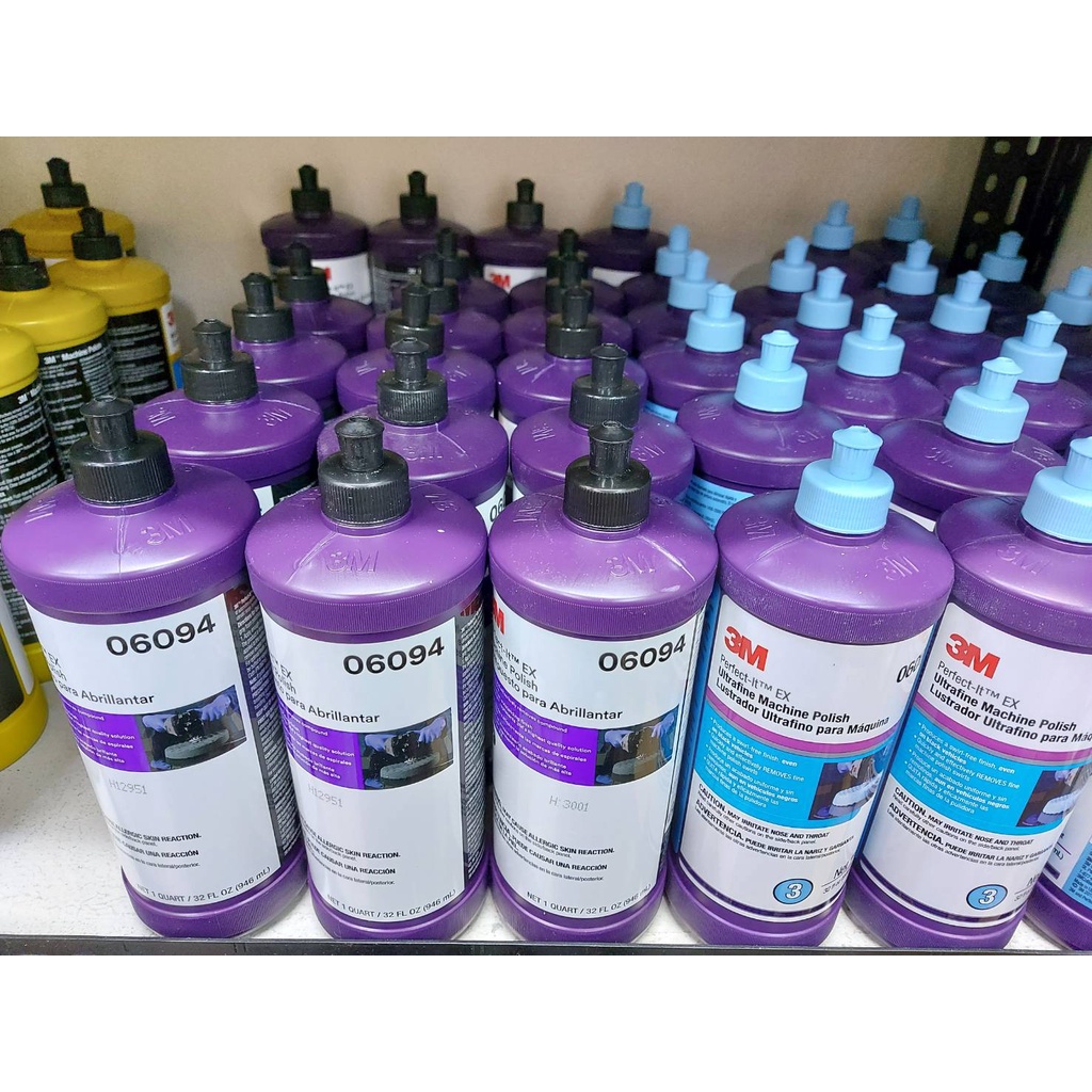 K.S.F 3M น้ำยาขัดละเอียด PN 6094 น้ำยาขัดเงาฝาดำ ชนิดลบรอยขนแมว ขัดเงารถยนต์ Perfect-it Ex ...