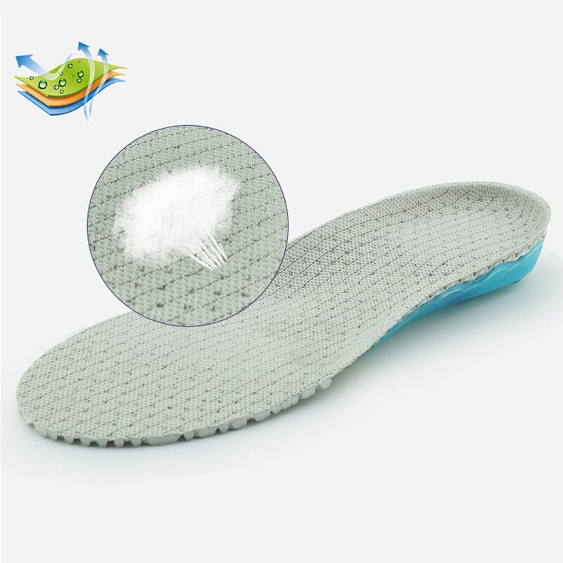 Silica Gel Sport Shoe Insole High-Impact Spring Cushioning Shock ...