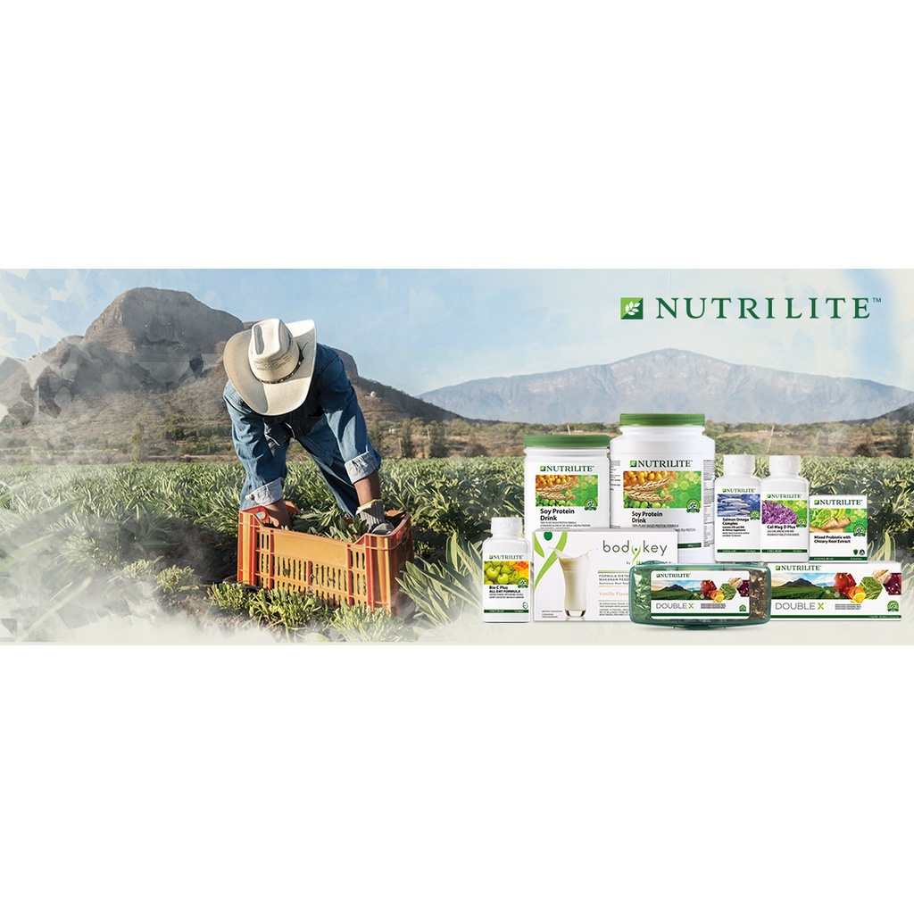 Amway Nutrilite Soy Protein Drink Mix - Mixed Berries Flavor 500g ...