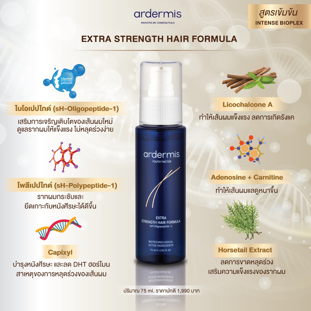 Youth Factor Extra Strength Hair Formula (sH-Oligopeptide-1) สูตร ...