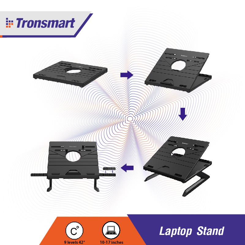Tronsmart D07 Foldable Labtop Stand ขาตั้งแล็ปท็อปแบบพับได้ปรับได้ แบบ ...
