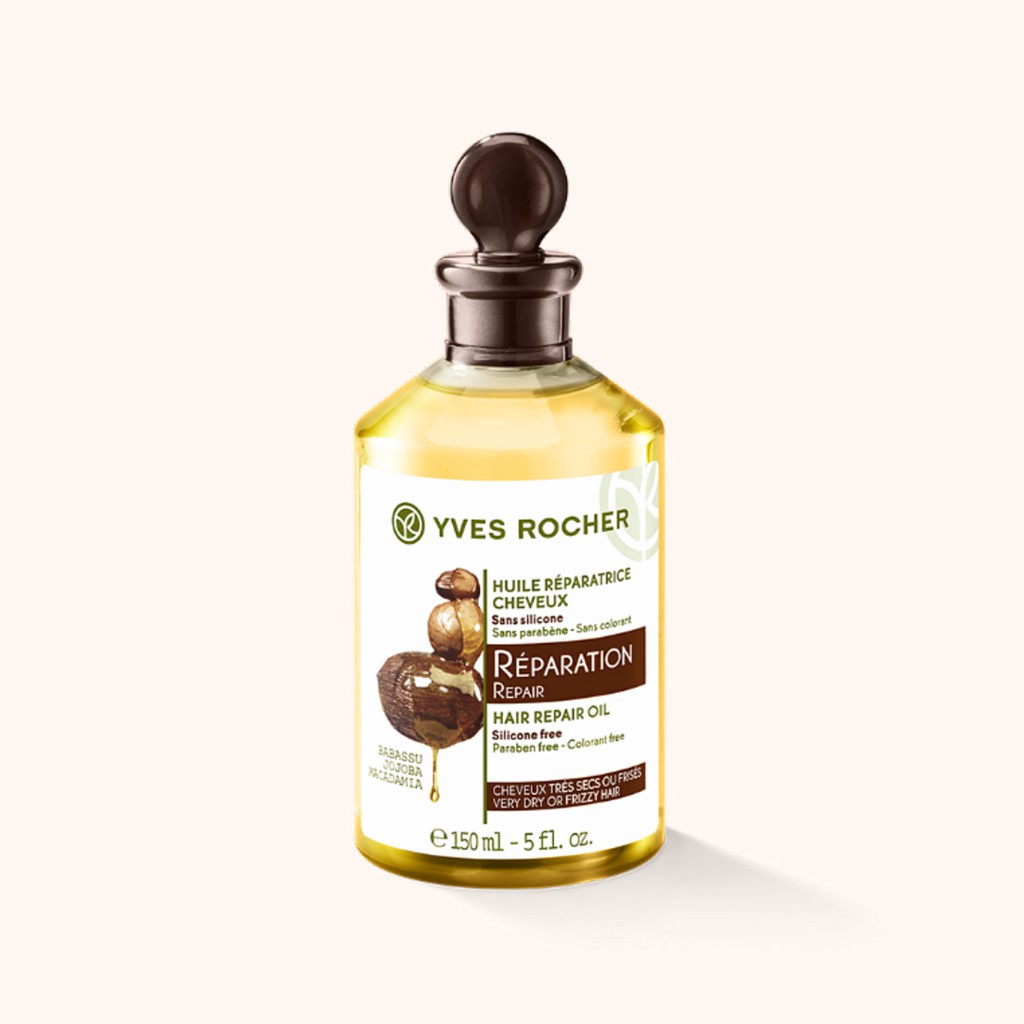 Yves Rocher Repair Hair Repair Oil 150 ml | Shopee Thailand