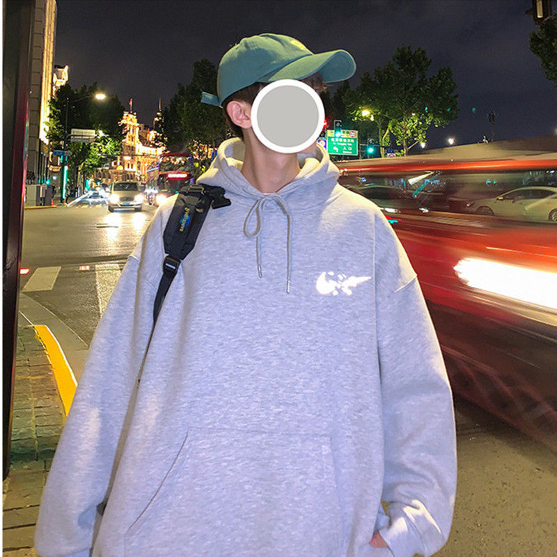 ฮ่องกงลมเสื้อกันหนาวผู้ชายแนวโน้มสะท้อนแสงฤดูใบไม้ร่วงและฤดูหนาวบวก ...