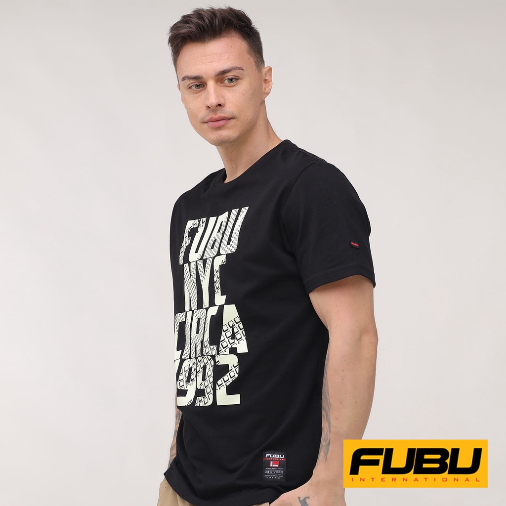 Fubu Round Neck Regular Fit FBT01A-2616 (Black) - o17tgivmkc - ThaiPick