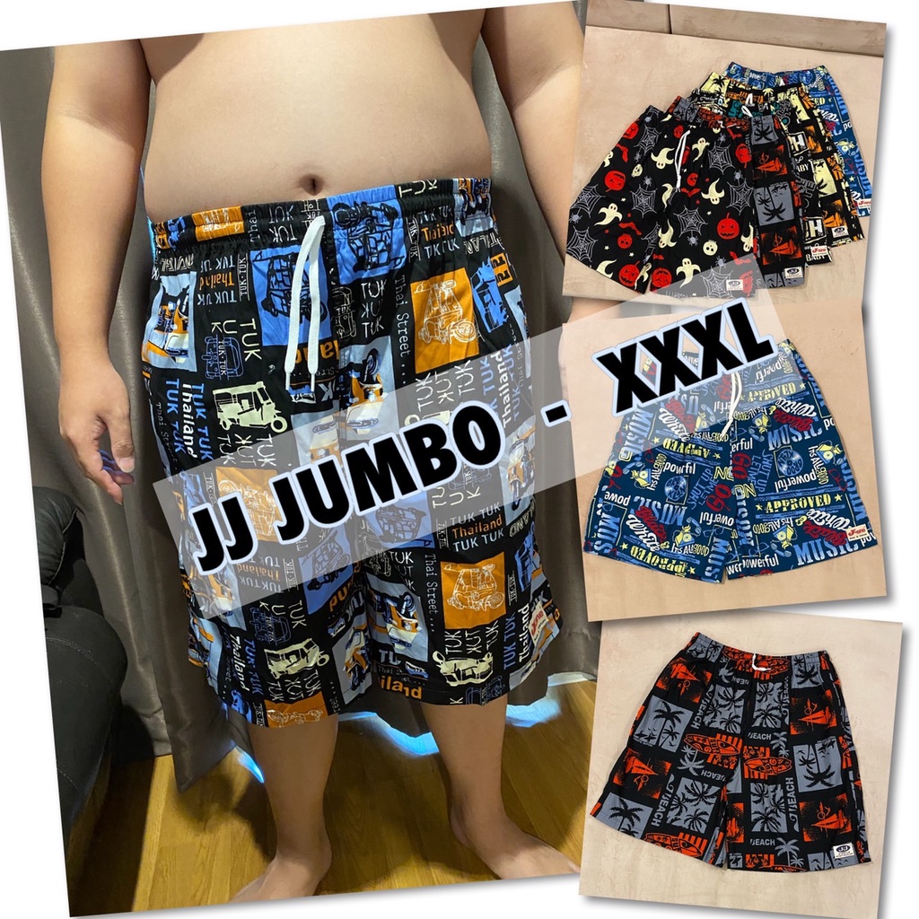 กางเกงขาสั้น JJ ไซต์ Jumbo 3XL ขนาดใหญ่สุด คละลาย กางเกงเจเจ กางเกงคน ...