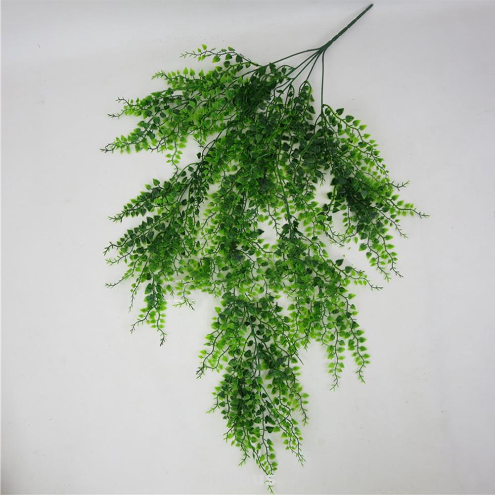 DIY Fake Vine Garden Green Home Decor Office Wall Hanging Plastic ...