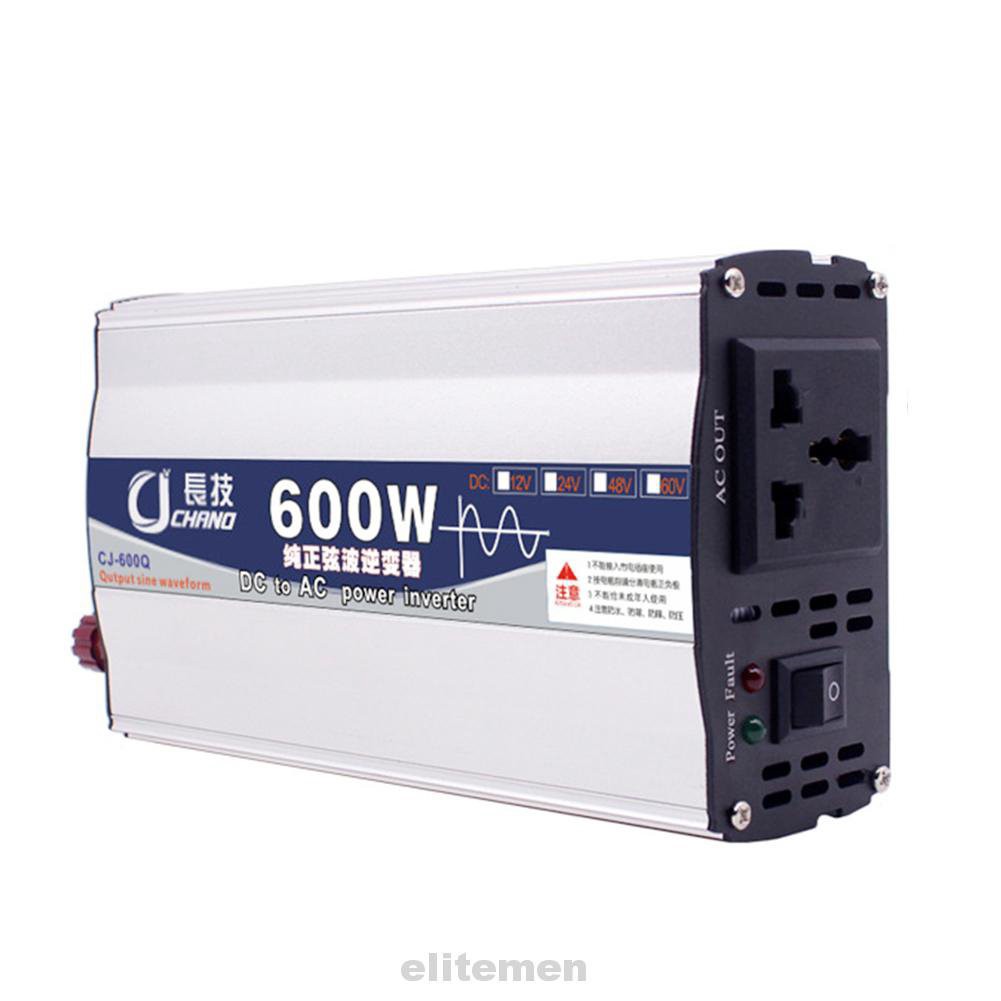 600W 1000W 12V 24V To 220V Converter LED Display Pure Sine Wave Surge Protection Power Inverter ...