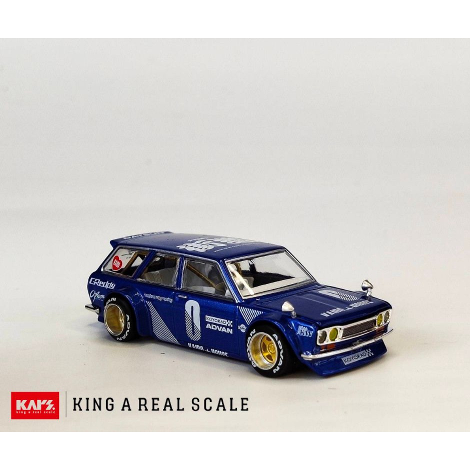Kaido House x MINI GT Datsun KAIDO 510 Wagon Blue Mini GT - karsth ...
