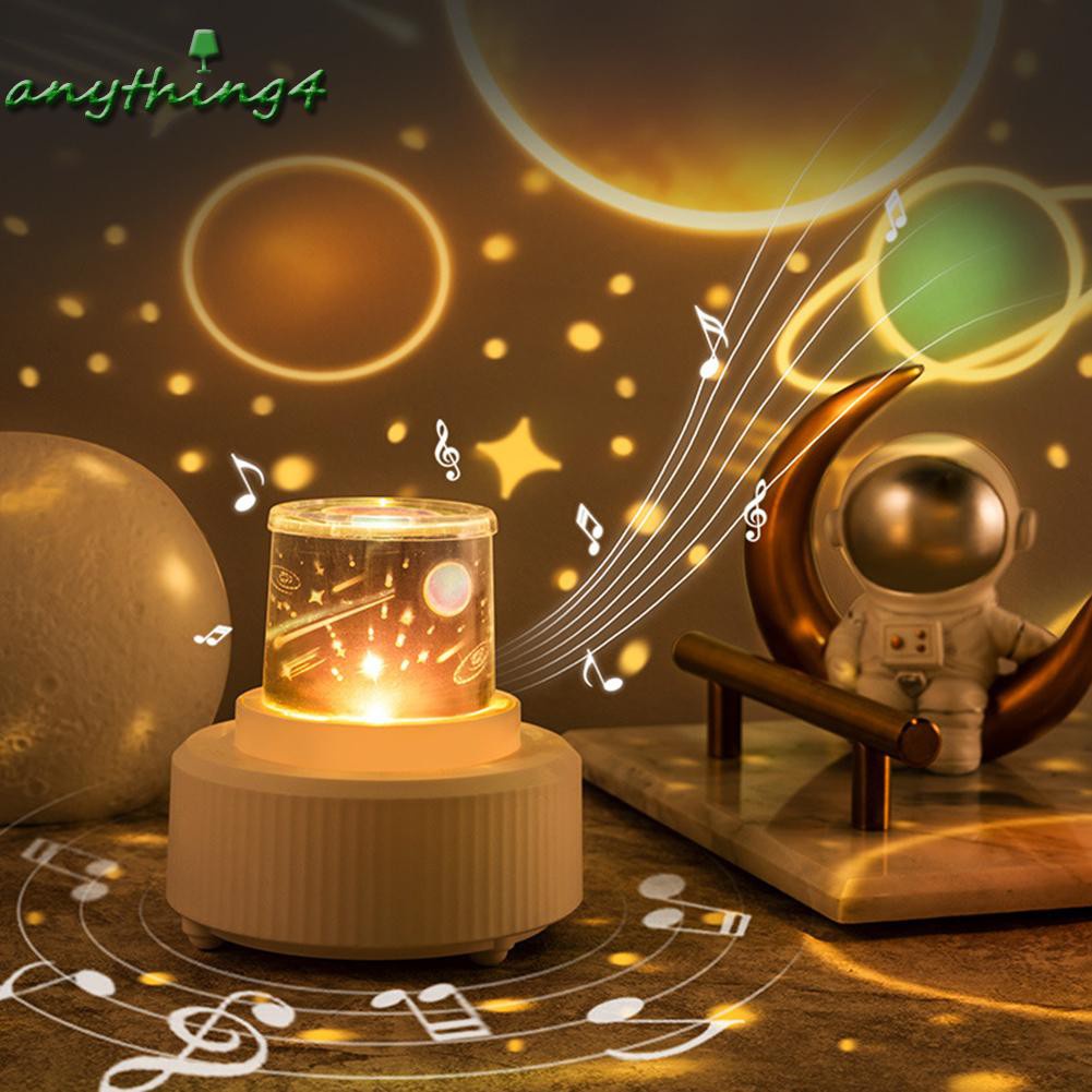 Cotton Light★ LED Projector Moon Light Rotating Bluetooth Decor Night ...