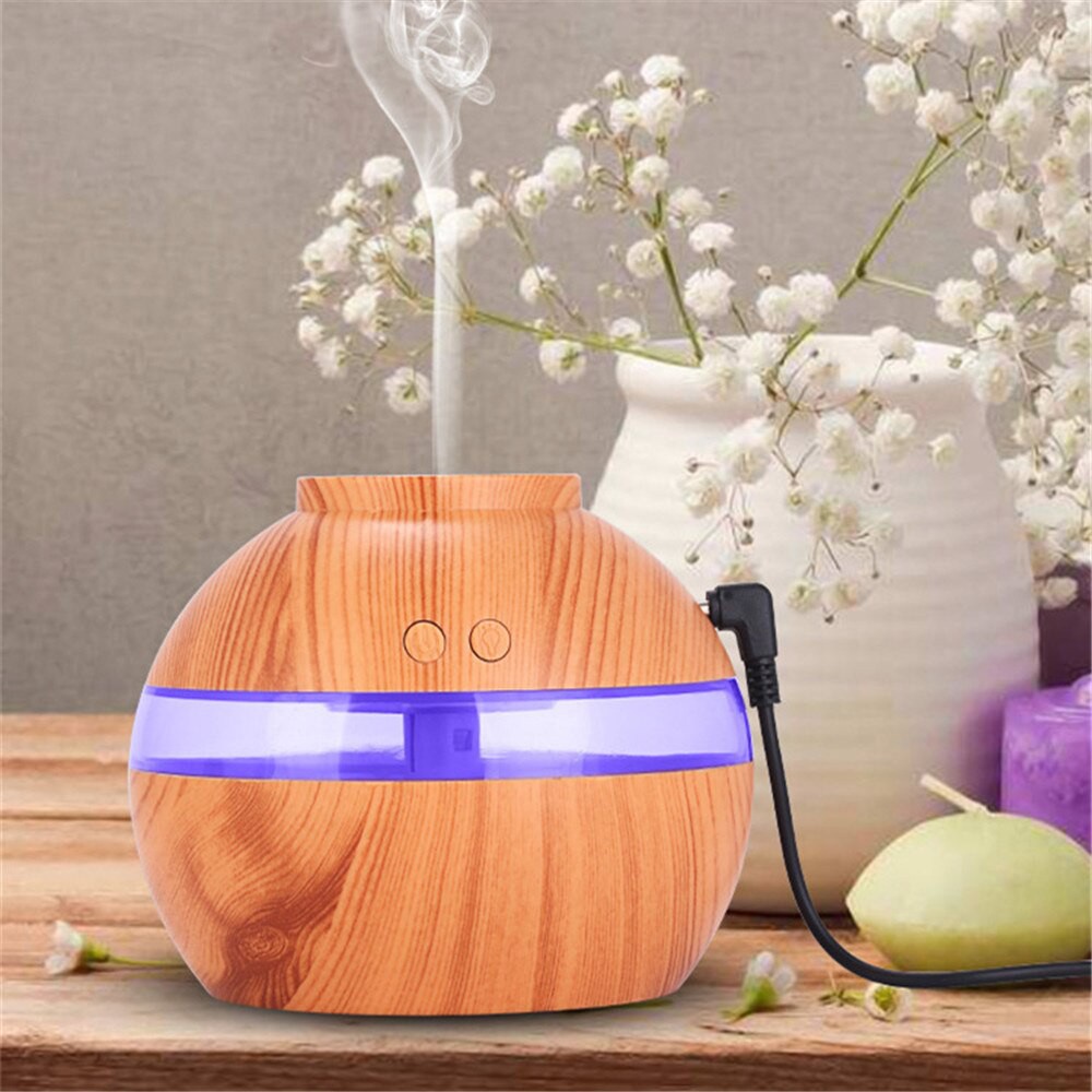 Air Aroma Essential Oil Diffuser LED Ultrasonic Aroma Aromatherapy ...