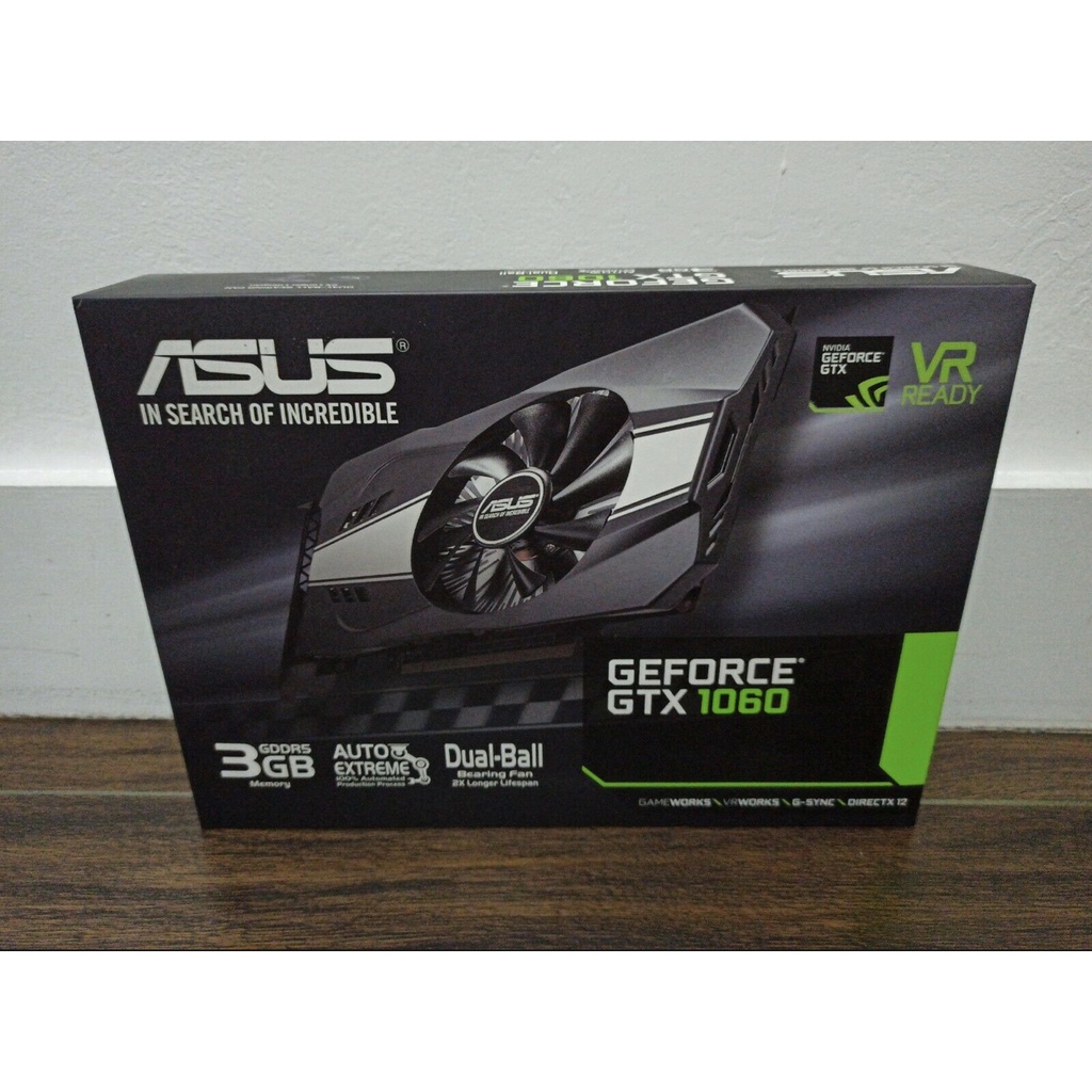 ASUS Phoenix GeForce GTX 1060 3gb GDDR5 Graphics card - 5k3a7372ww ...