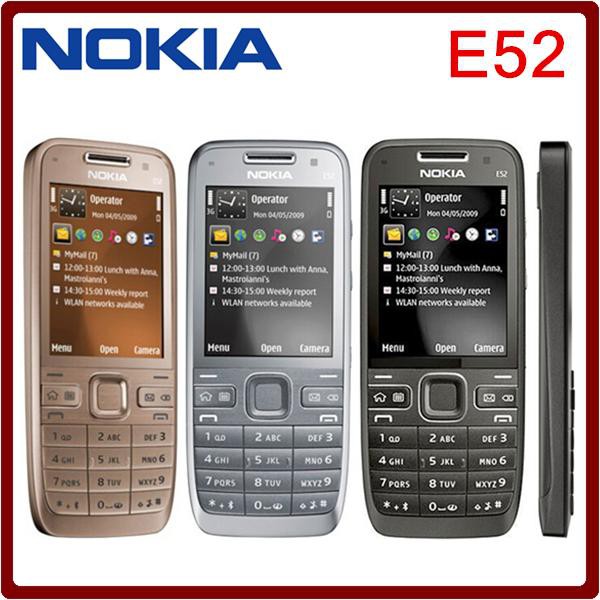 เครื่องแท้100% Nokia E52 3G จอสี กล้อง5MP เพิ่มเมมได้ ตัวเลขใหญ่ สัญญาณ ...