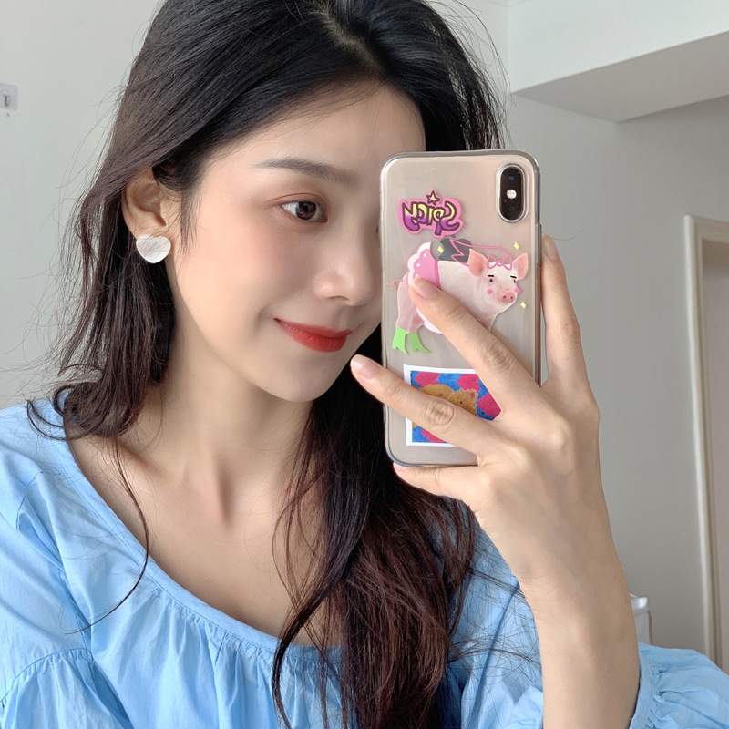 หวานใจ ต่างหูรูปหัวใจ 2020ปีของใหม่ -ดีไซน์สวย ต่างหูเล็กๆน้อยๆ คลิปหูอารมณ์เพศหญิงR780 u6ZT ...