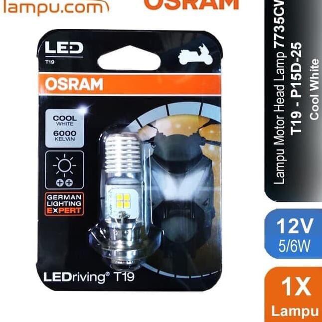 Ei T19 Osram หลอดไฟ Led 12v H6 M5 K1 สีขาว - 7735cw - 1 ชิ้นสําหรับรถจักรยานยนต์ - 7wu3uavf7t ...