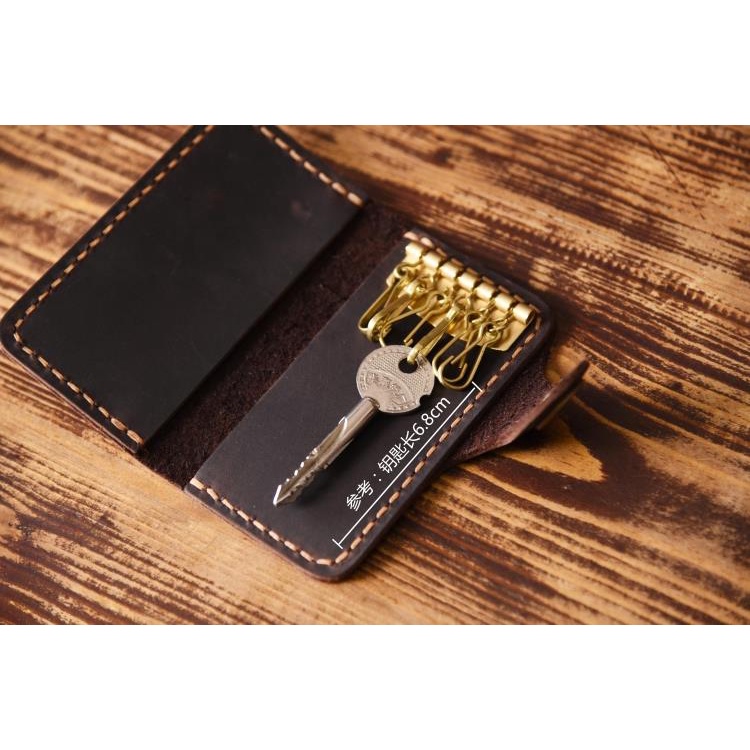 High Class Handmade Men Genuine Leather Key Holder Leather Key Wallet ...