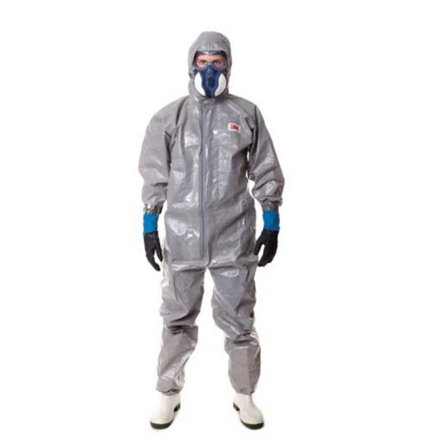 3M ชุดป้องกันสารเคมี รุ่น 4570 มาตรฐานการป้องกัน TYPE 3/4/5/6 ขนาด M,L ...