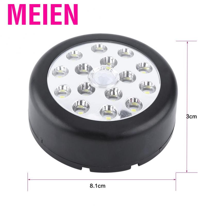 Meien 15 LED Auto Infrared seitive โคมไฟติดผนังสีดำ - meien.th - ThaiPick