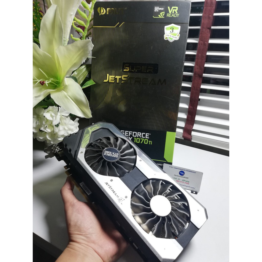 การ์ดจอ GTX 1070TI 8G RGB PALIT SUPER JETSTREAM | Shopee Thailand
