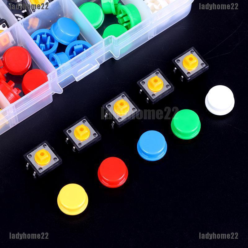 ปุ่มกดชุดฝาครอบ Momentary Lh & Cap 12x12 X 7 . 3 . 3 สําหรับ Arduino ...