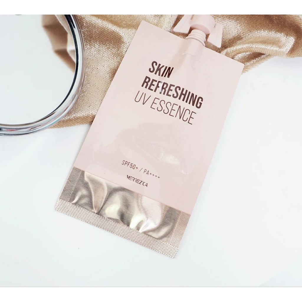 Merrezca Skin Refreshing UV Essence SPF50+/PA++++ 5ml. เมอร์เรซกา เอส ...