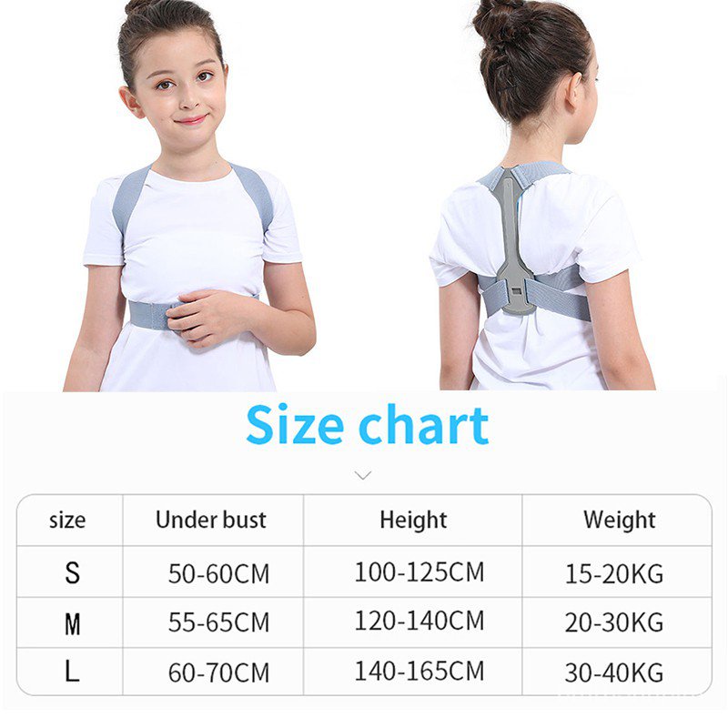 Adjustable Children Posture Corrector Back Support Belt Orthosis ...