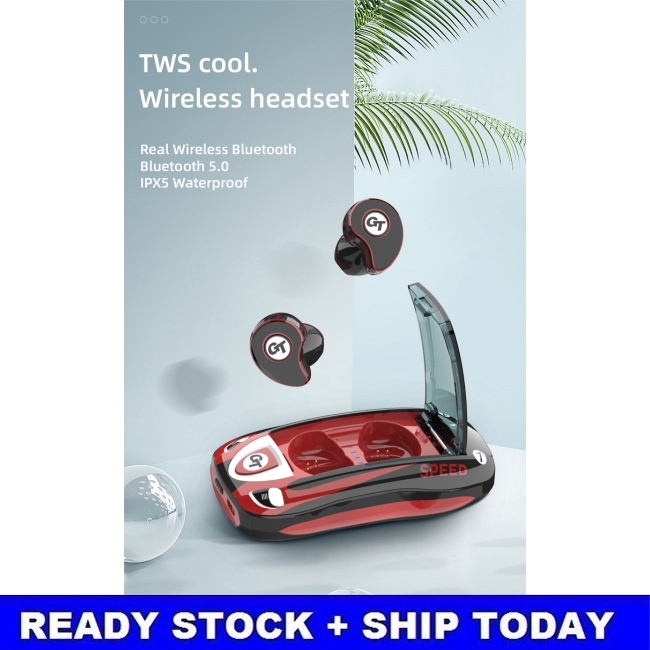 TWS HD Stereo Wireless Earphone Bluetooth 5.0 IPX5 Waterproof Headphone ...
