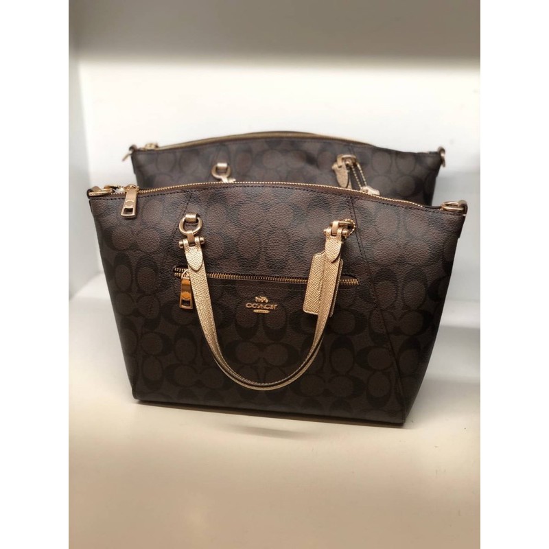 แท้100% COACH PRAIRIE SATCHEL IN SIGNATURE CANVAS (COACH F79998 ...