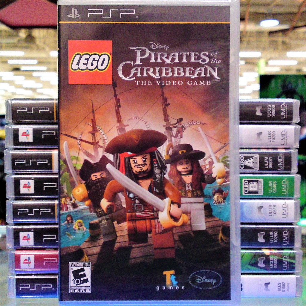 (ภาษาอังกฤษ) มือ1 Lego Pirates of the Caribbean แผ่นเกม PSP แผ่นPSP UMD ...