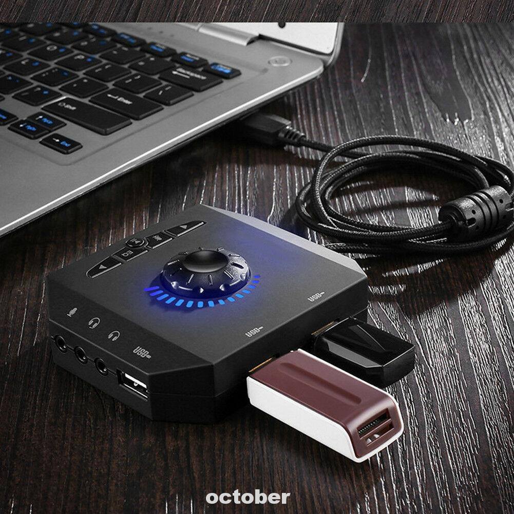 3.5mm Multi Interface External Adapter Accessories Desktop Home Gaming ...
