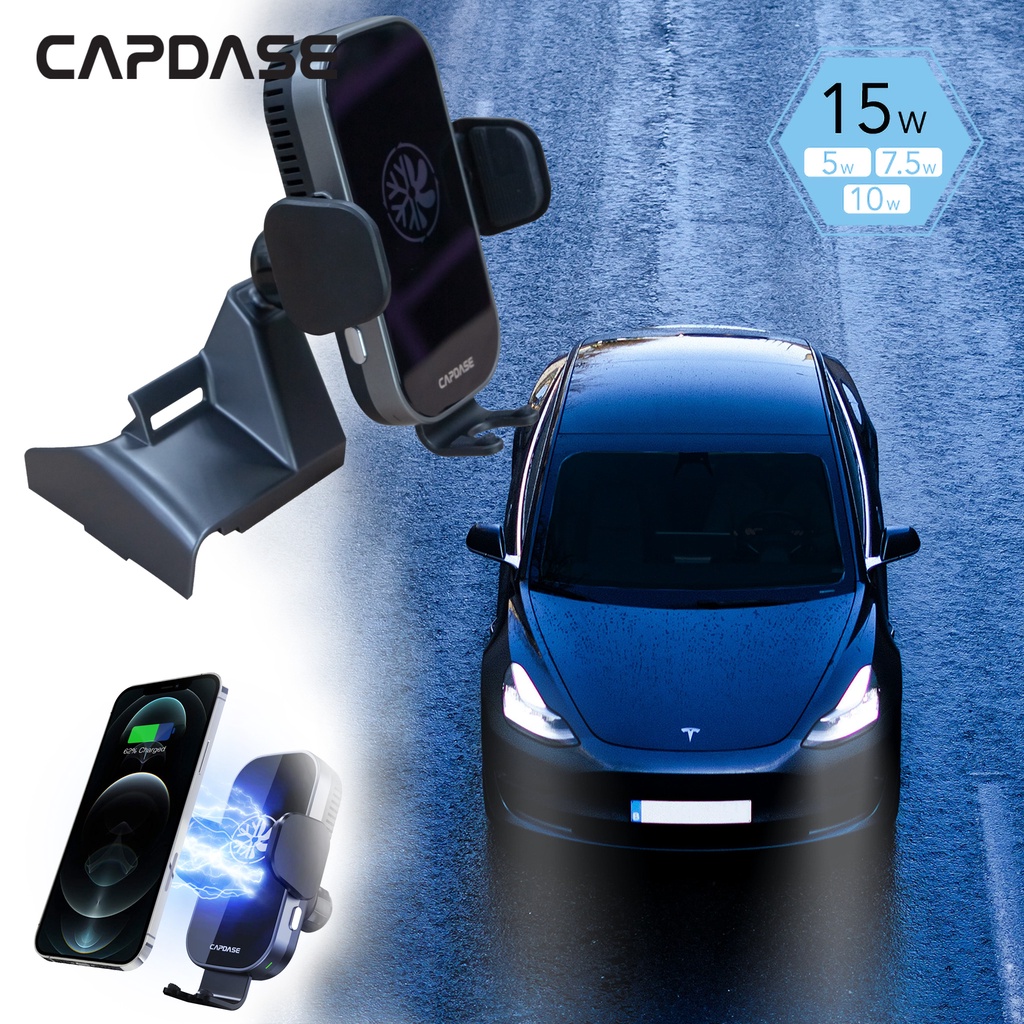 CAPDASE A-CM Power Ceramic Cooling Fast Wireless Charging Auto-Clamp ...