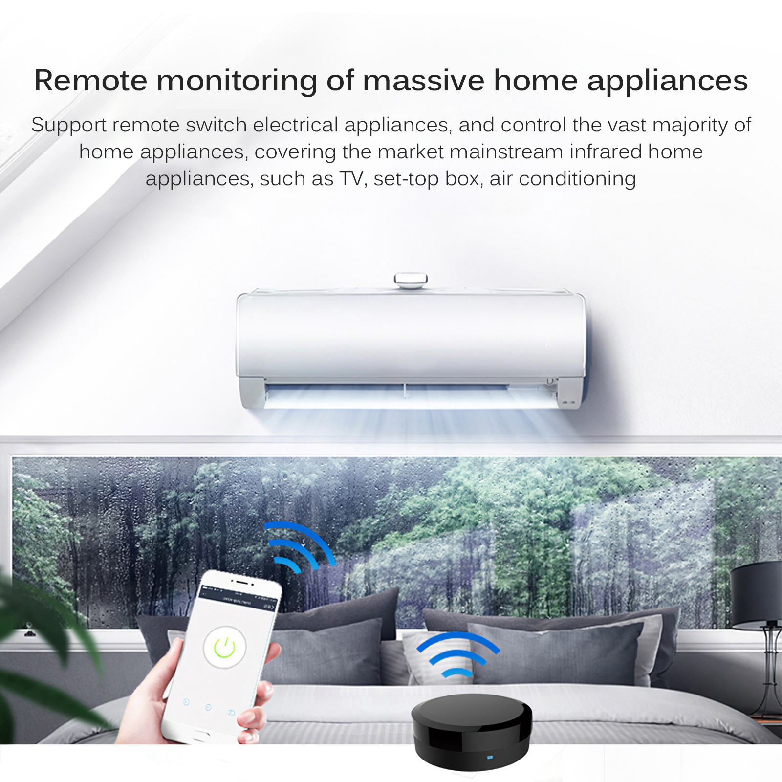 HN Wi-Fi Remote Controller Intelligent Remote Control Wireless Devices ...