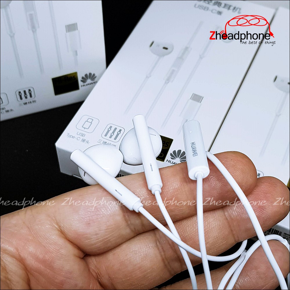 หูฟัง USB Type-CCM33 Huawei Haft in-ear Headset P20 P30 P40 P50 Mate10 ...