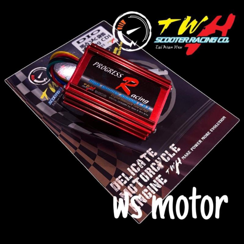 กล่องไฟแต่ง Twh แท้ ใส่ honda dio ปลั๊กเดี่ยว | Shopee Thailand