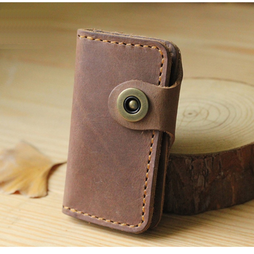 High Class Handmade Men Genuine Leather Key Holder Leather Key Wallet ...