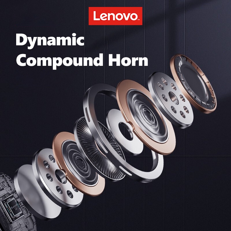 Lenovo PD1X True หูฟังบลูทูธไร้สาย TWS ลดเสียงรบกวน พร้อมหูฟัง Tenced ...