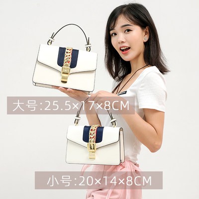 Bag women bag 2020 New Tide this winter popular navy bag crossbody hand ...