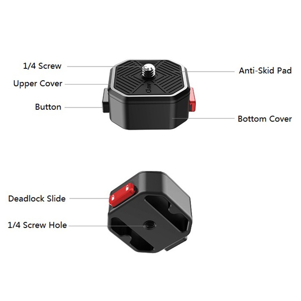 Quick Release Plate Fast Claw Slider Slide Lock Universal Portable ...