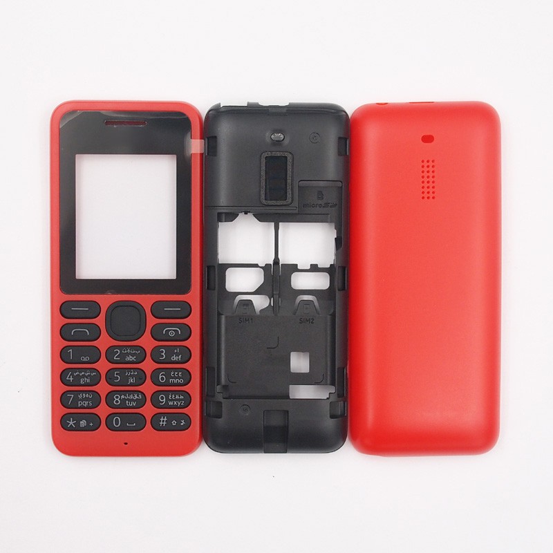 Full Housing Cover Bezel Case Keypad Keyboard for Nokia 130 DS RM-1122 ...