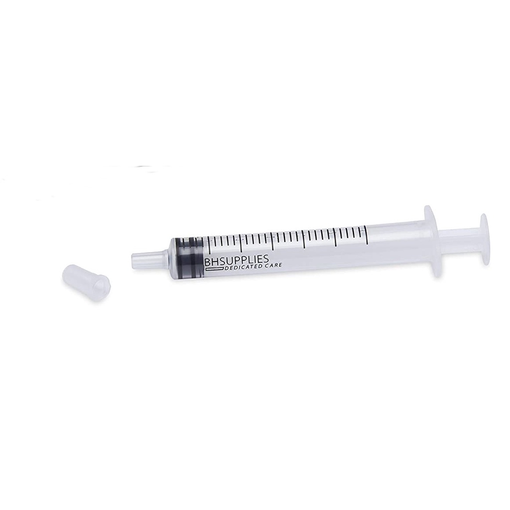 ไซริงค์ป้อนอาหาร 3ml BH Supplies Syringe With Cap Oral Dispenser, Luer ...