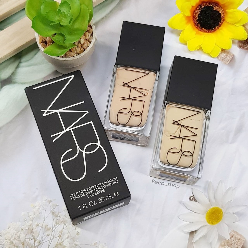 รองพื้นรุ่นใหม่ Nars light reflecting foundation 30ml สี Deauville Fiji Punjab Santa Gobi Mont ...