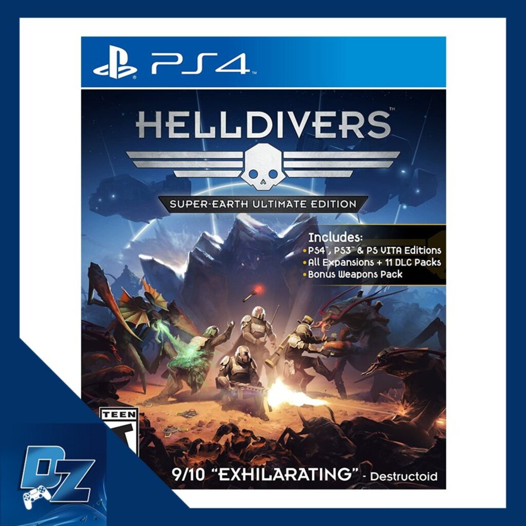 Helldivers PS4 Games มือ 2 Used สภาพดี แผ่นใสกิ๊ง (เล่นได้ 1-4 คน พร้อม ...