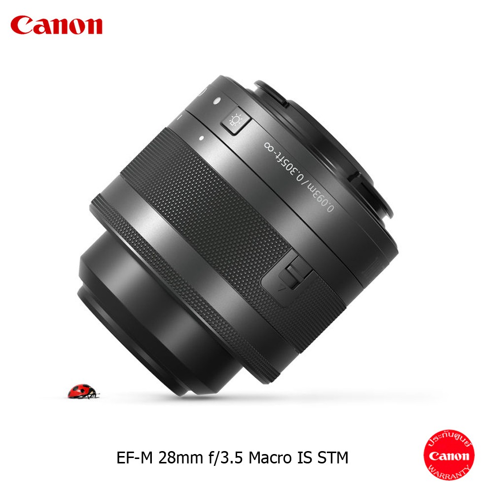 Canon EF-M 28mm f3.5 Macro IS STM Lens foe EOS M - photo_bug - ThaiPick