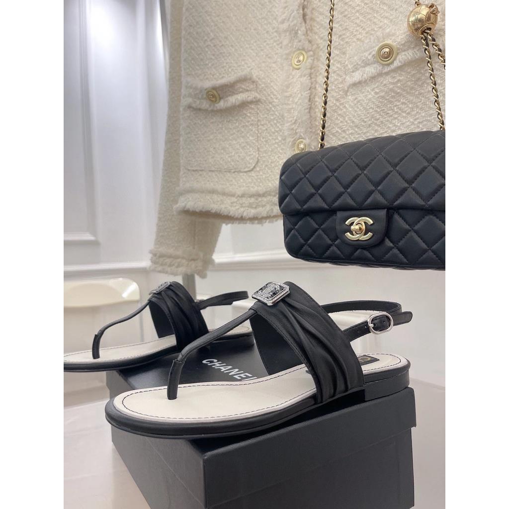 CHANEXiaoxiang SpringSummer New Clip-on Double C Square Diamond Buckle ...