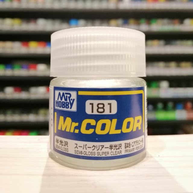 สี Mr.COLOR no.181 SEMI-GLOSS SUPER CLEAR | Shopee Thailand